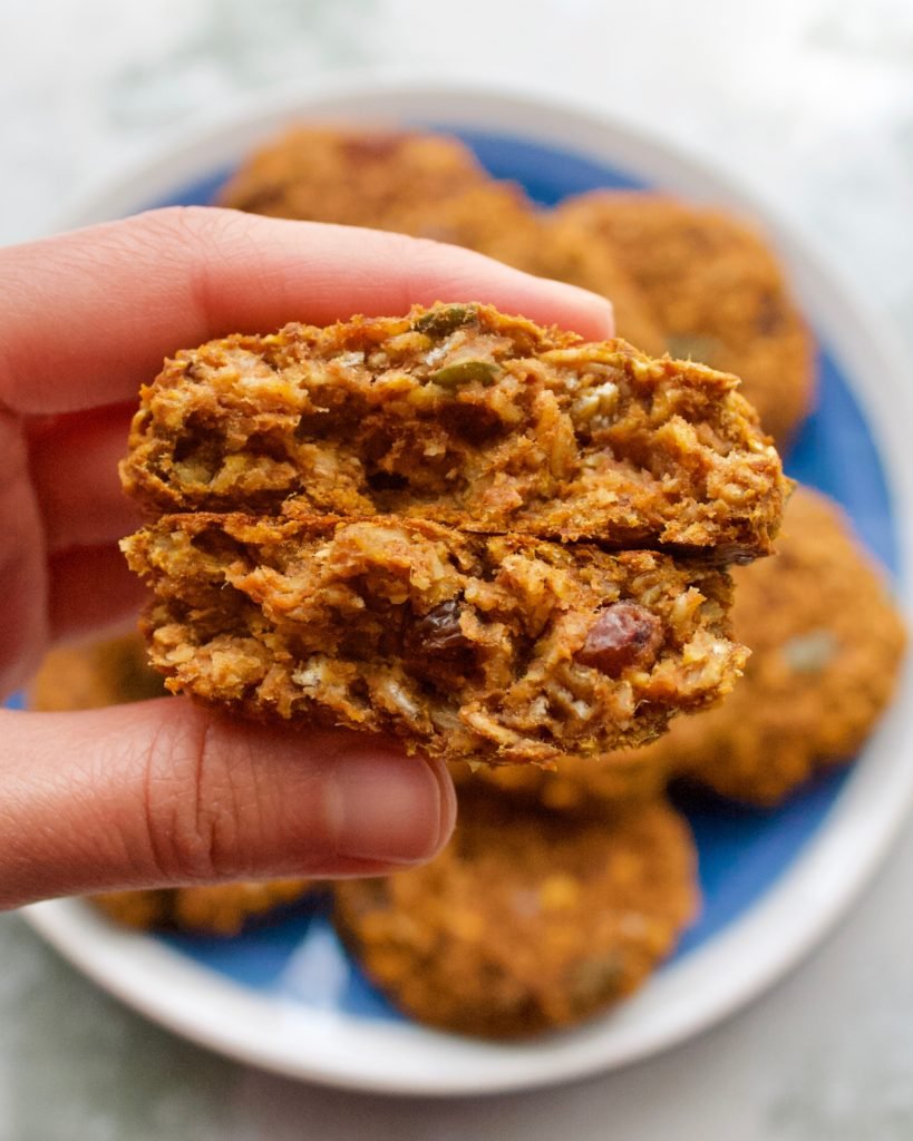 Healthy Pumpkin Breakfast Cookies - Bites by Bekah